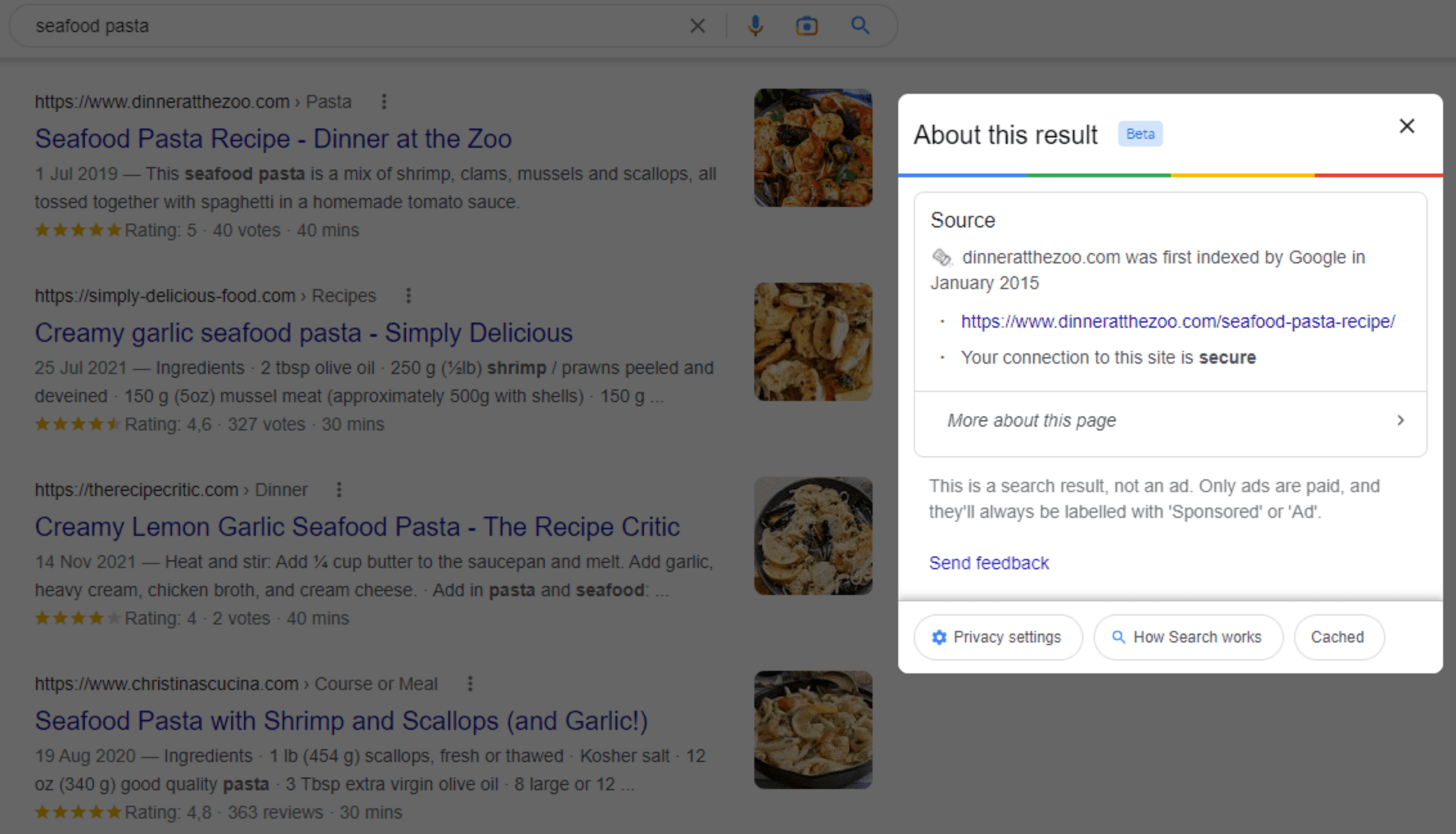 Google cache - definition, explanation + SEO tips