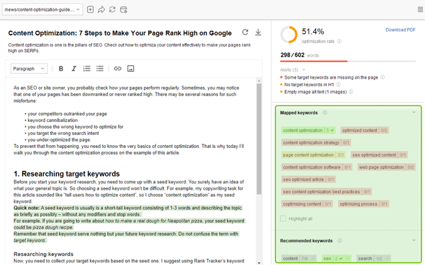 Content Optimization: 7 Steps to Make Your Page Rank High on Google